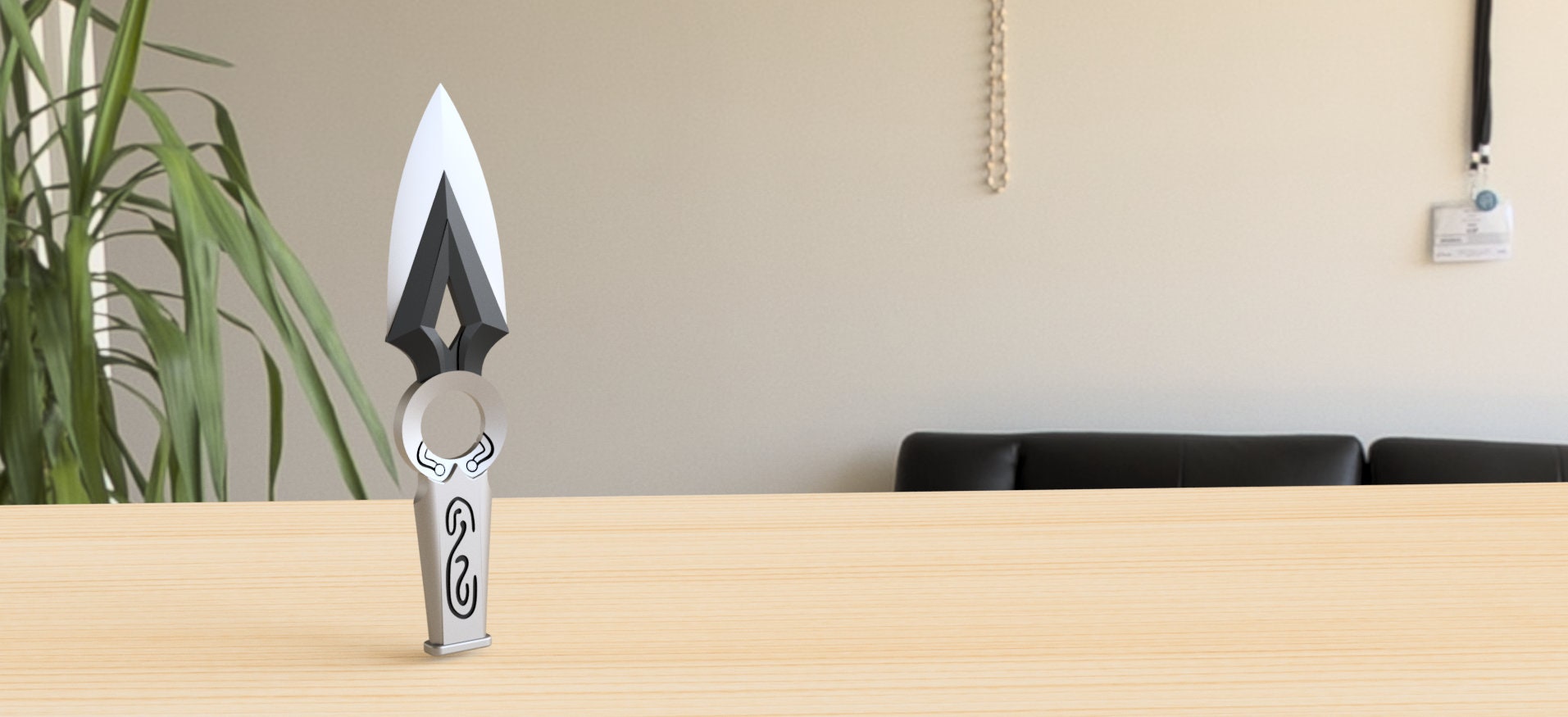 Jett Knife in Valorant Game, Blade Storm, for Cosplay and Gamer, 3d ...