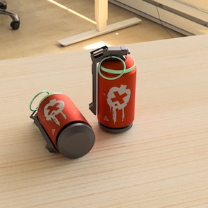 Raze Grenade for Cosplay, Paint Shells , Valorant Game, 3d Printable ...