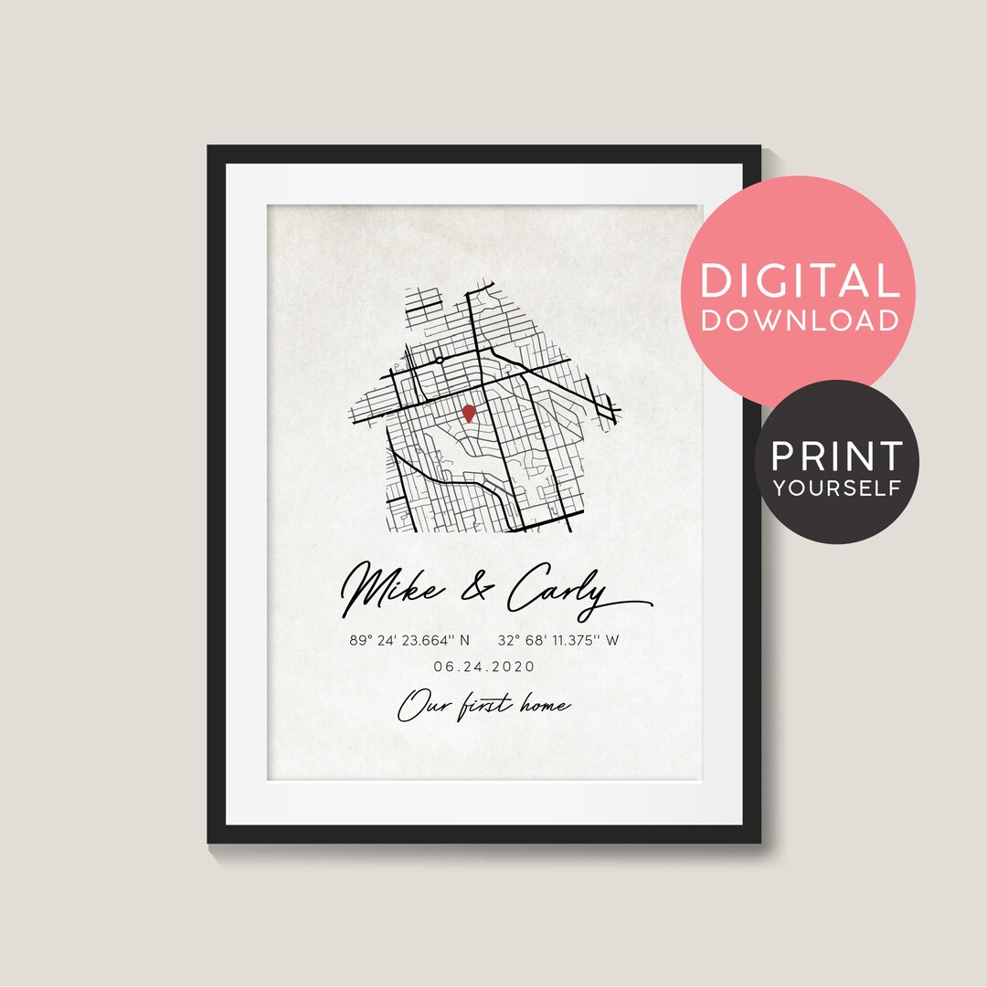 Personalized Housewarming Gift / Our First Home / First Home Gift ...