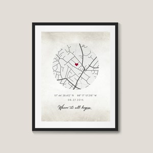 Our Story Maps / Where We Met / Our Engagement / Our Wedding / Our ...