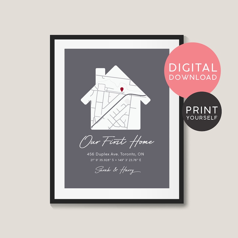 Personalized Housewarming Gift / Our First Home / First Home Gift ...