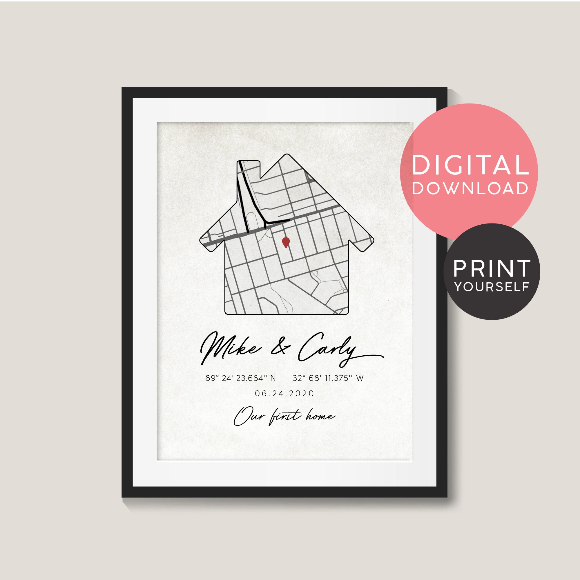 Personalized Housewarming Gift / Our First Home / First Home - Etsy