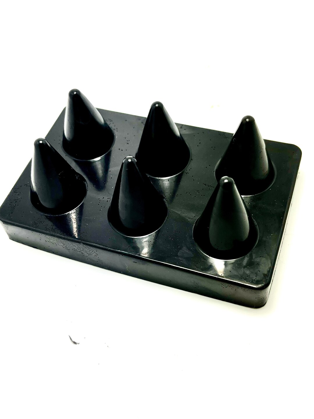 Spiked Bath Bar / Sleek/ Sexy / Black/ Massage Soap / Punk Spikes / Bed ...