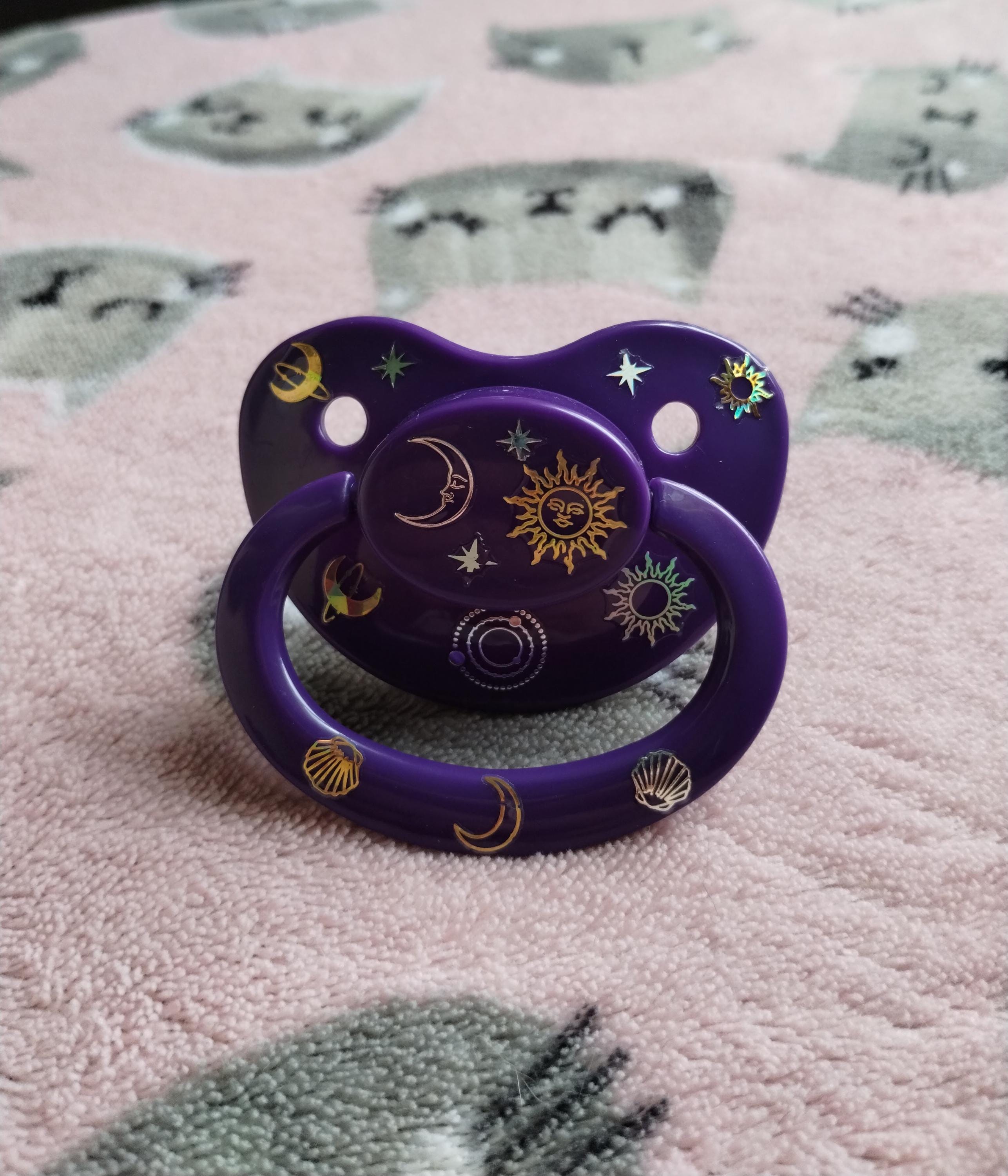 Witchy Celestial Print Adult Pacifier | for Littlespace, Agere - Etsy
