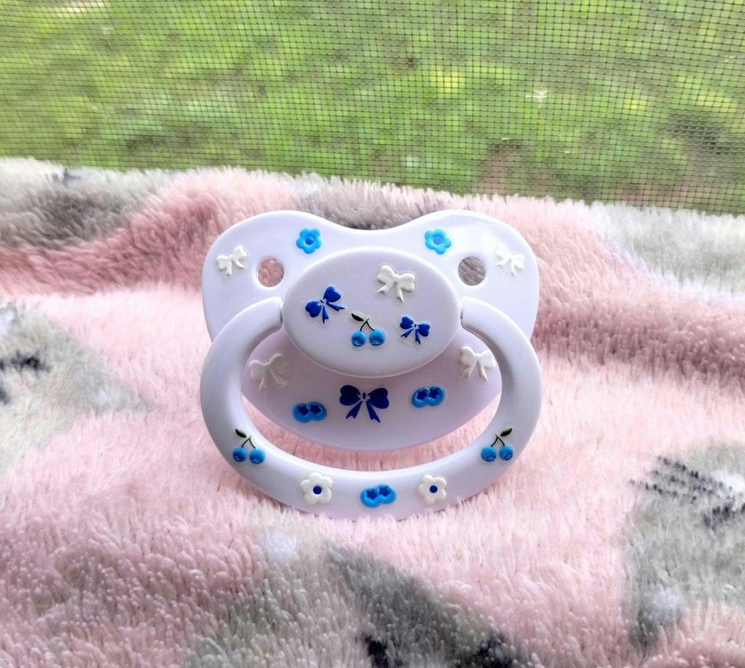 Blueberry Dream Print Adult Pacifier | for Littlespace, Agere - Etsy