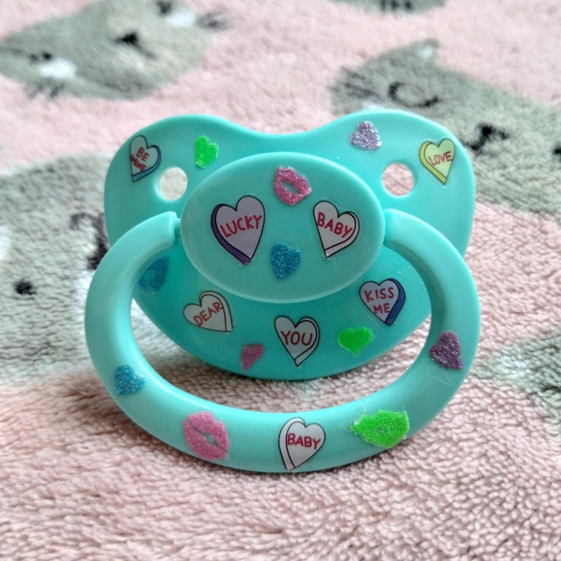 Adult Pacifier Hearts - Etsy