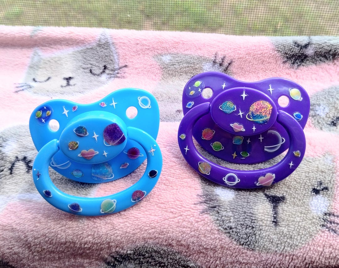 Outer Space Print Adult Pacifier | for Littlespace, Agere - Etsy