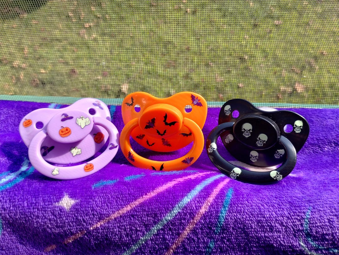 Halloween Print Adult Pacifier | for Littlespace, Agere - Etsy