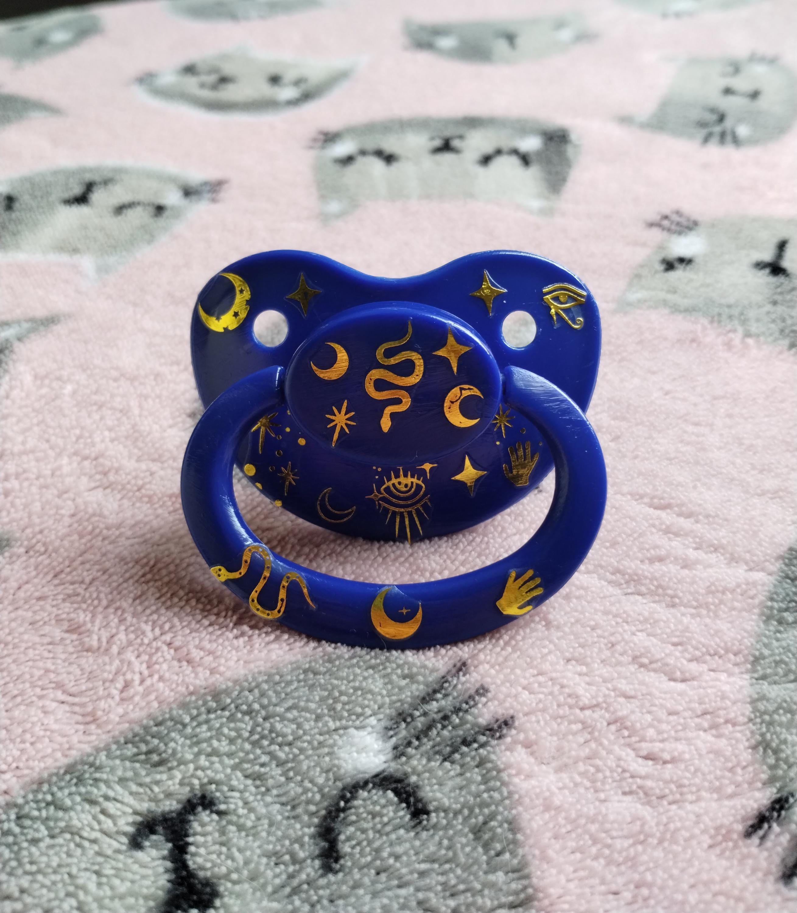 Witchy Celestial Print Adult Pacifier | for Littlespace, Agere - Etsy