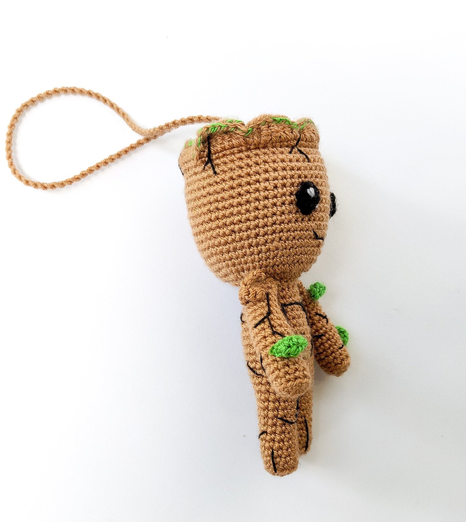 Crochet Groot car keychain Groot cute car accessories | Etsy