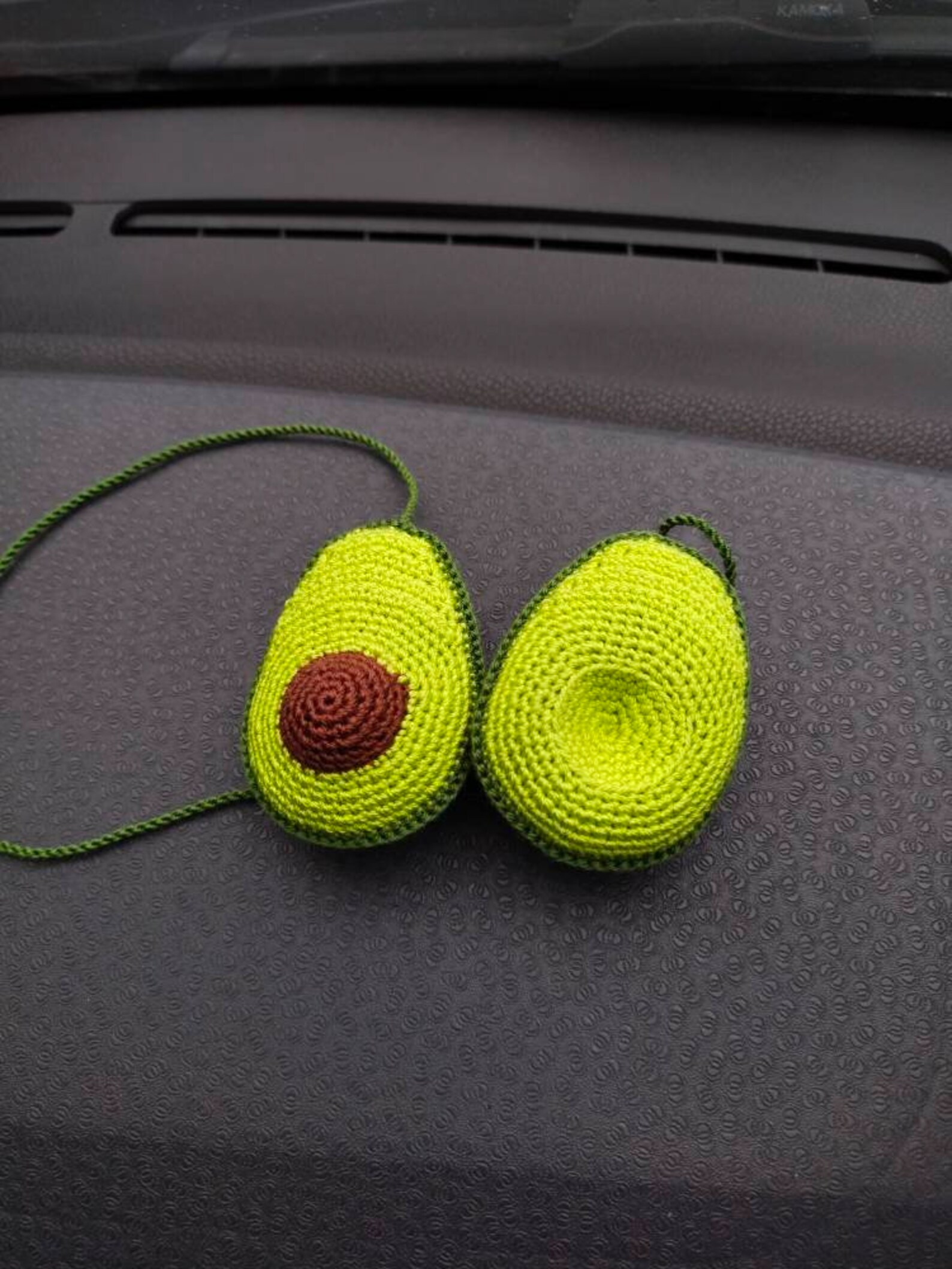 Crochet Avocado Cute Car Charm - Etsy