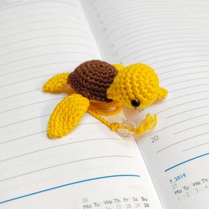 Crochet Sea Turtle Unique Bookmark - Etsy