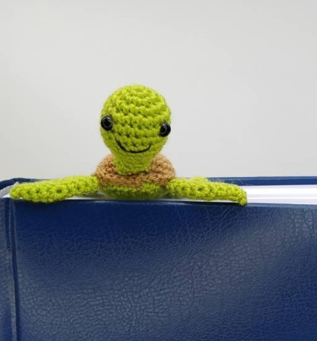 Crochet Sea Turtle Unique Bookmark - Etsy