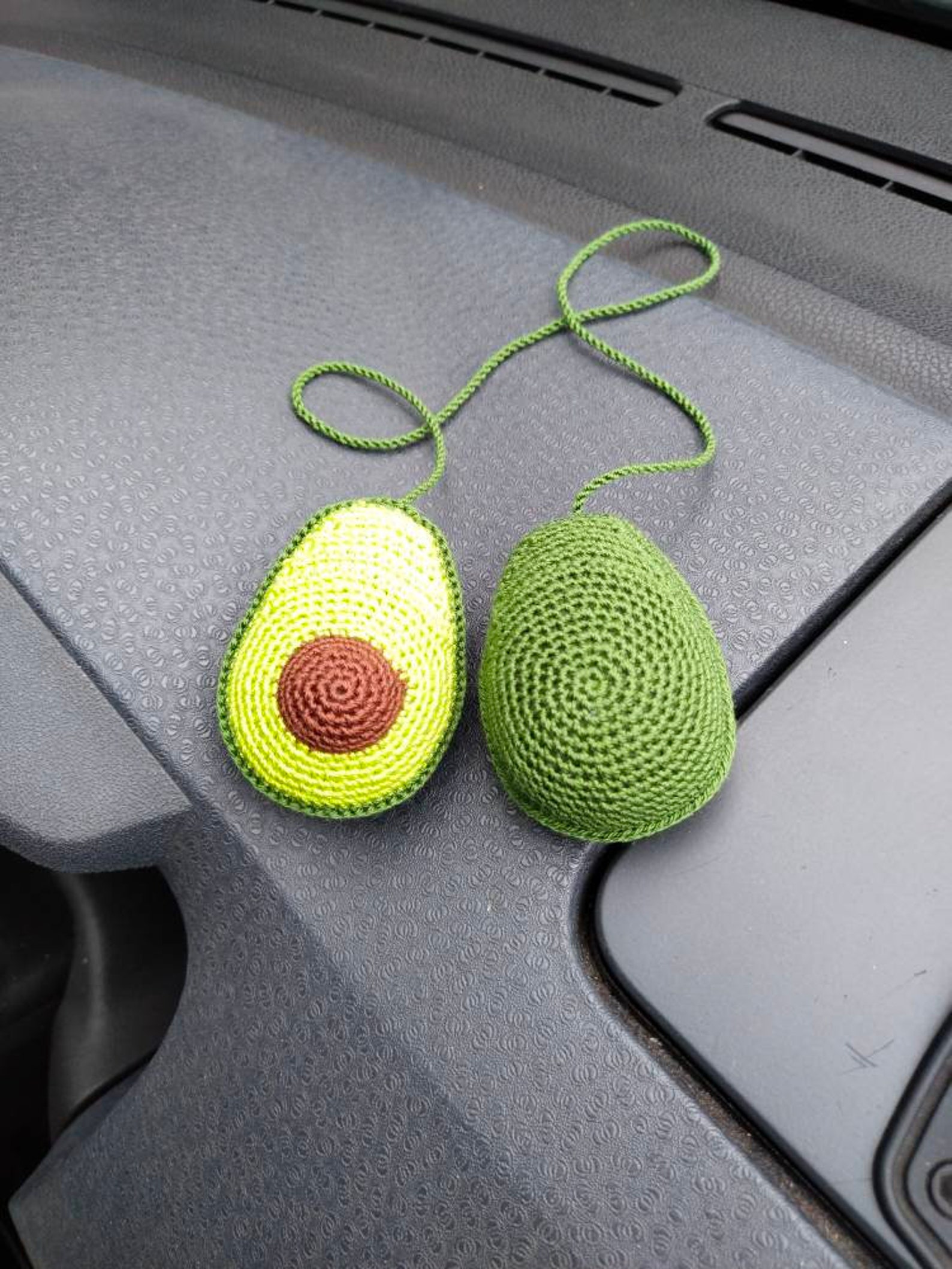 Crochet Avocado Cute Car Charm - Etsy