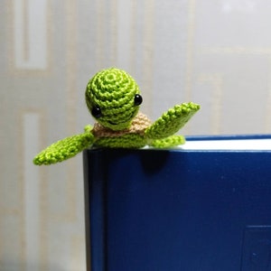 Crochet Sea Turtle Unique Bookmark - Etsy