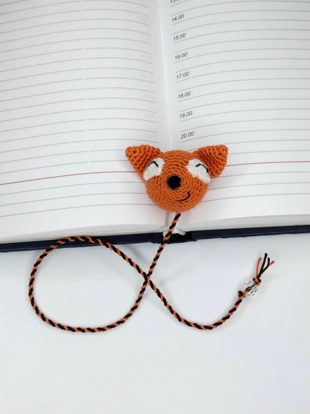 Fox Stuffed Animal Crochet Bookmark - Etsy