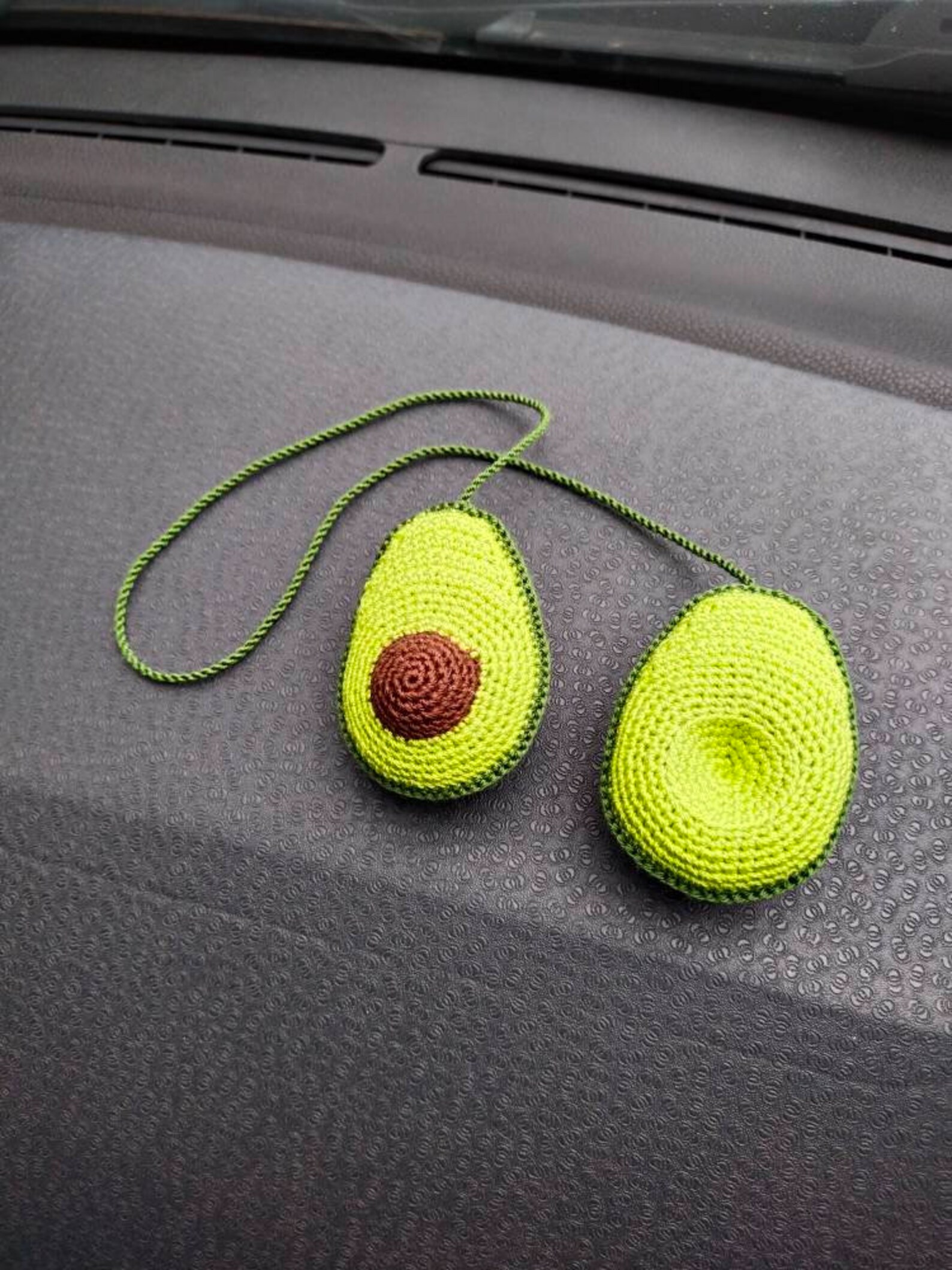 Crochet Avocado Cute Car Charm - Etsy