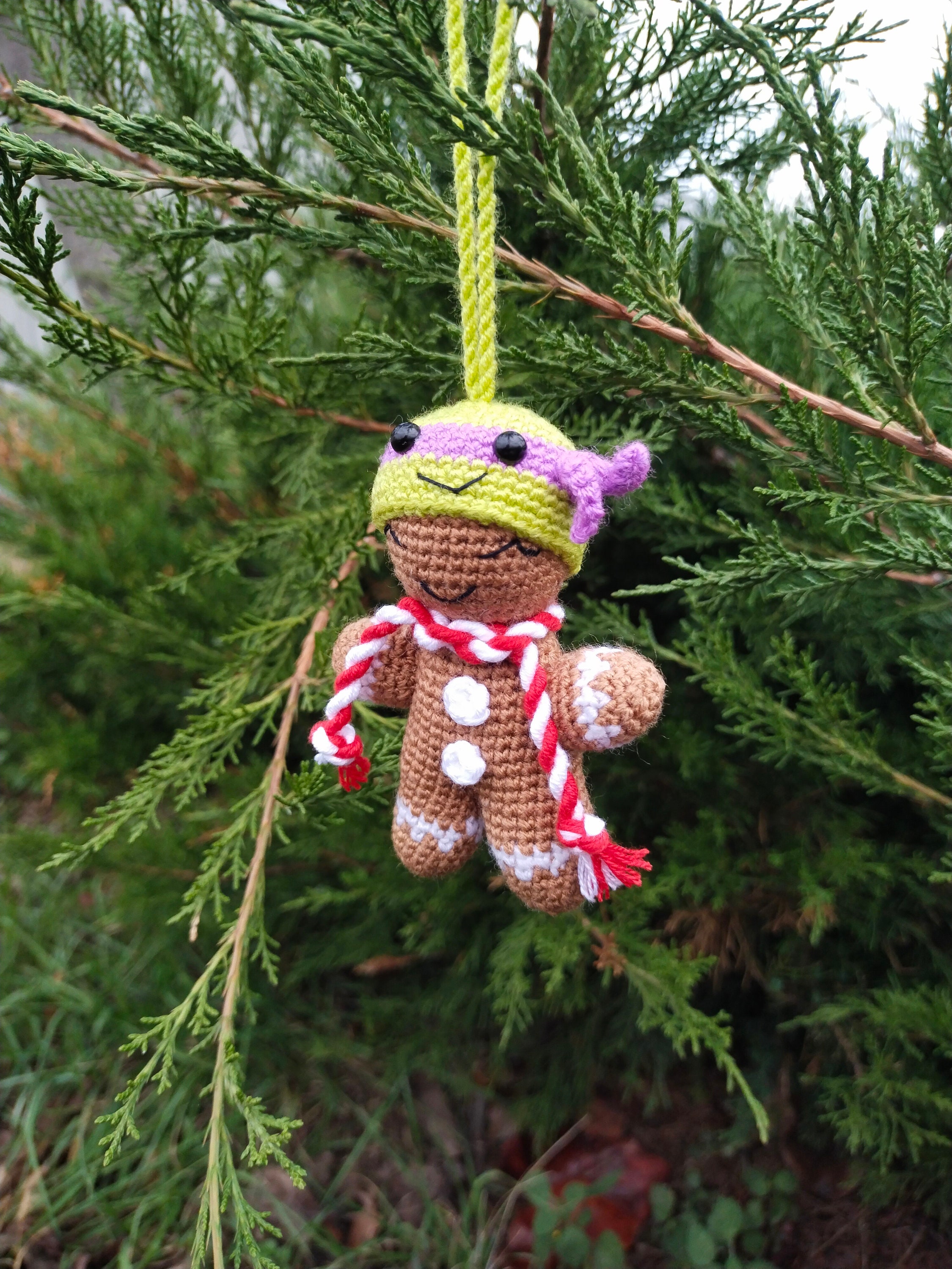 Ninja Turtle Crochet Tree Ornament - Etsy