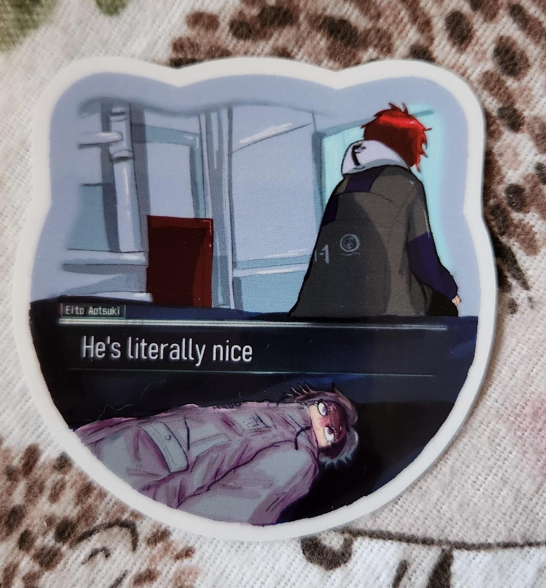 2.5" Sticker Hundred Line Last Defense Academy Eito Aotsuki Takumi ...