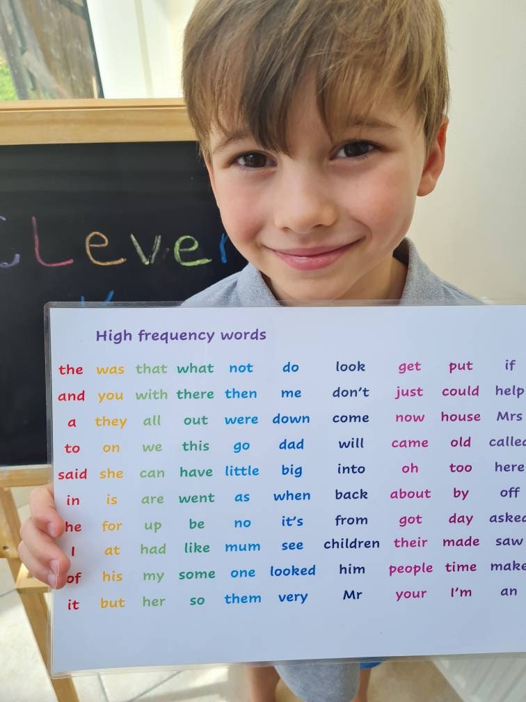 Year One High Frequency Words KS1 Key Words Starting School - Etsy UK
