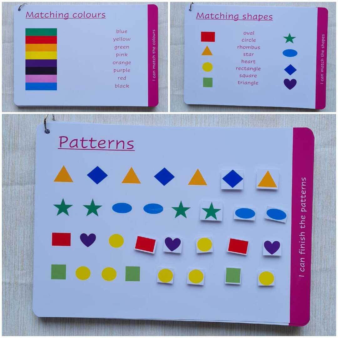 Nursery Learning Folder, Preschool Learning Sheets, Busy Book, Toddler ...