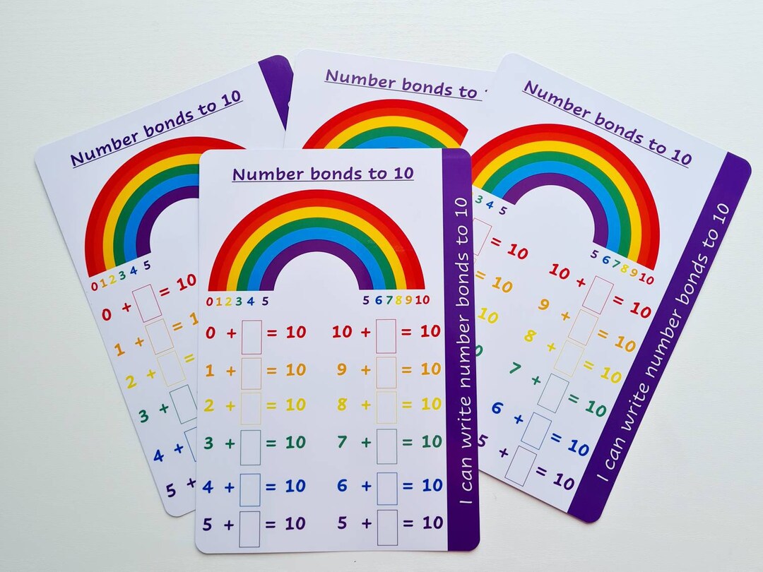 Number Bonds, Counting Mat, Addition and Subtraction Books, Reception ...