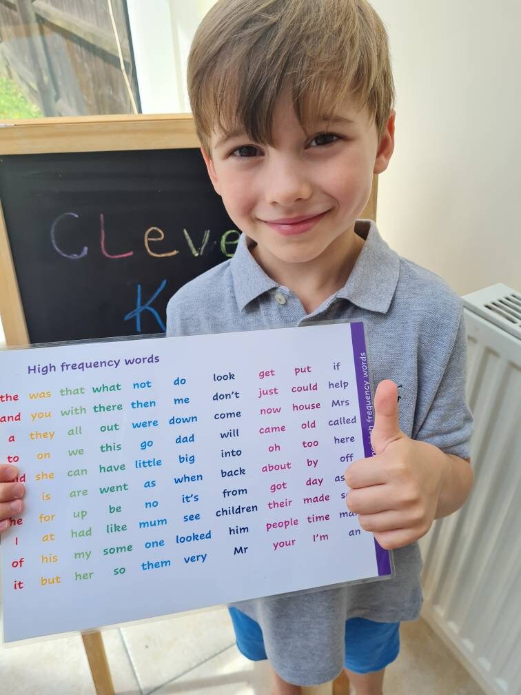 Year One High Frequency Words KS1 Key Words Starting School - Etsy UK