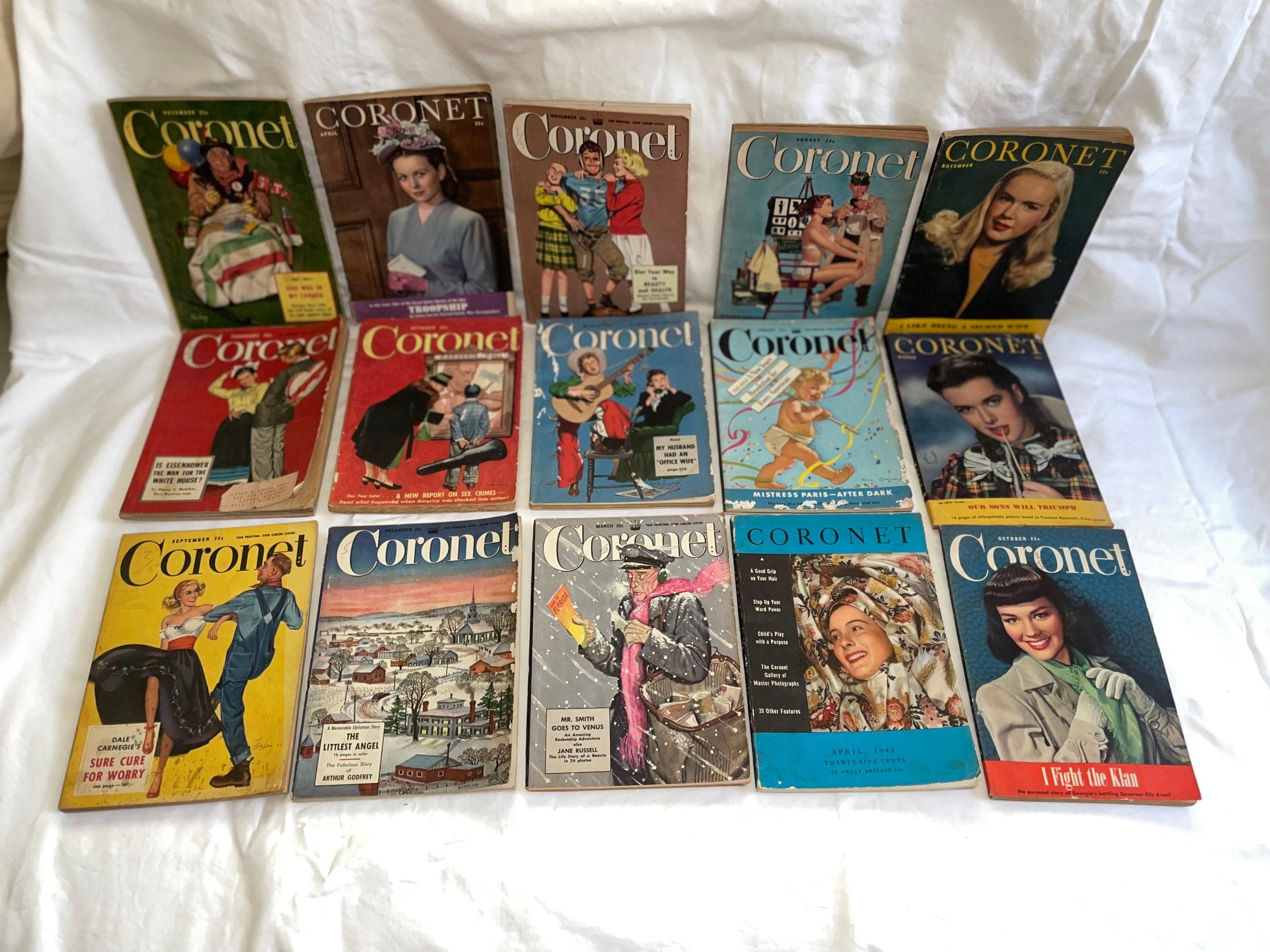 1930’s - 1950’s Vintage “coronet” Magazines - Etsy