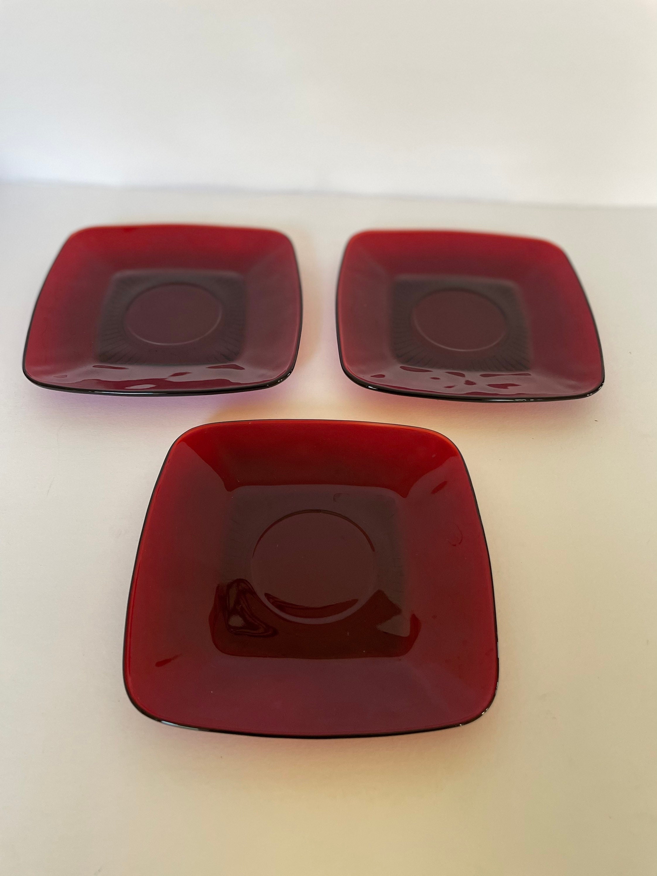 Gorgeous Vintage Glass Tea Set - Etsy UK