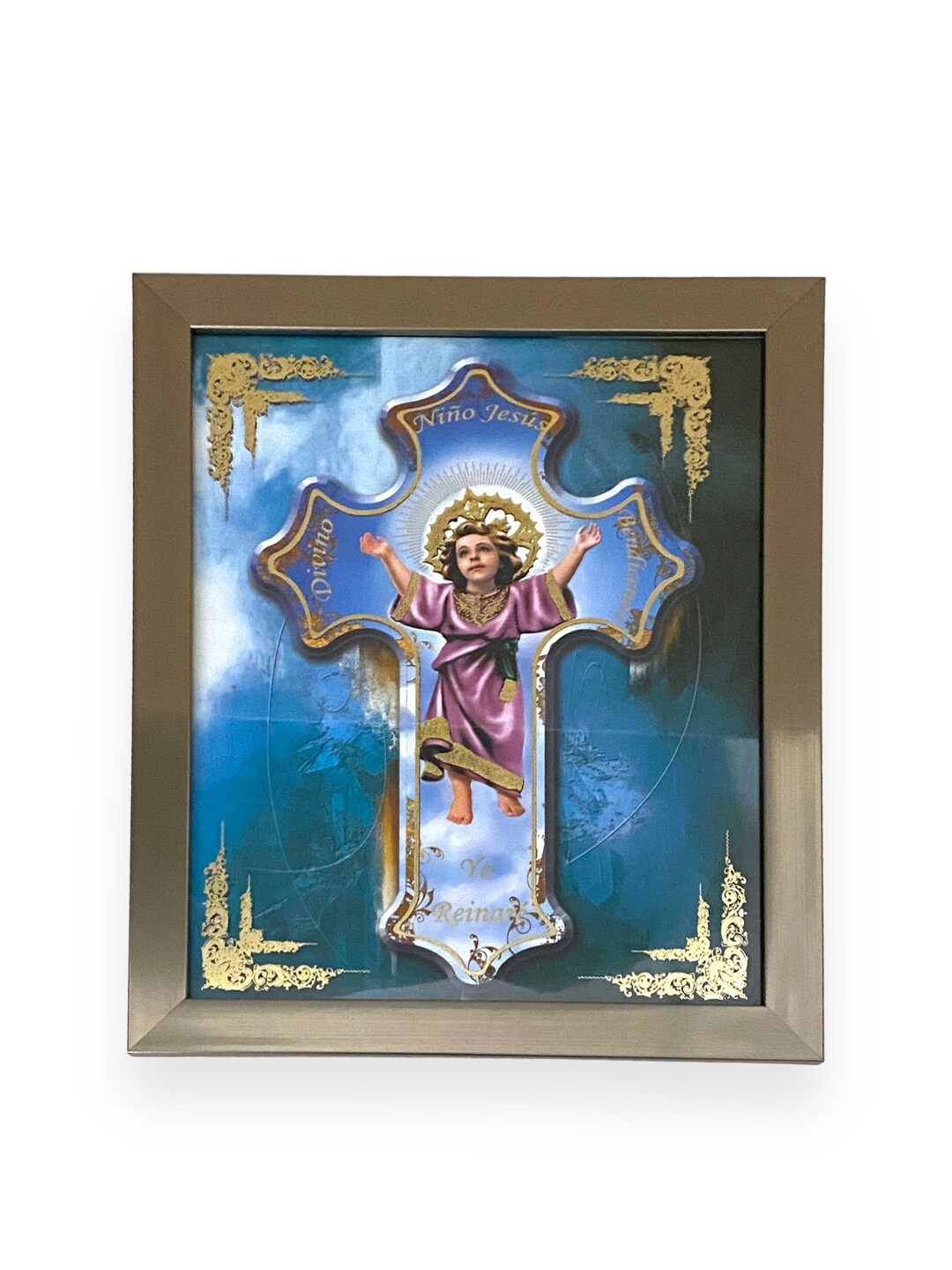 Holy Divine Child Jesus Picture Frame Wall Art Home Décor Divino Nno ...