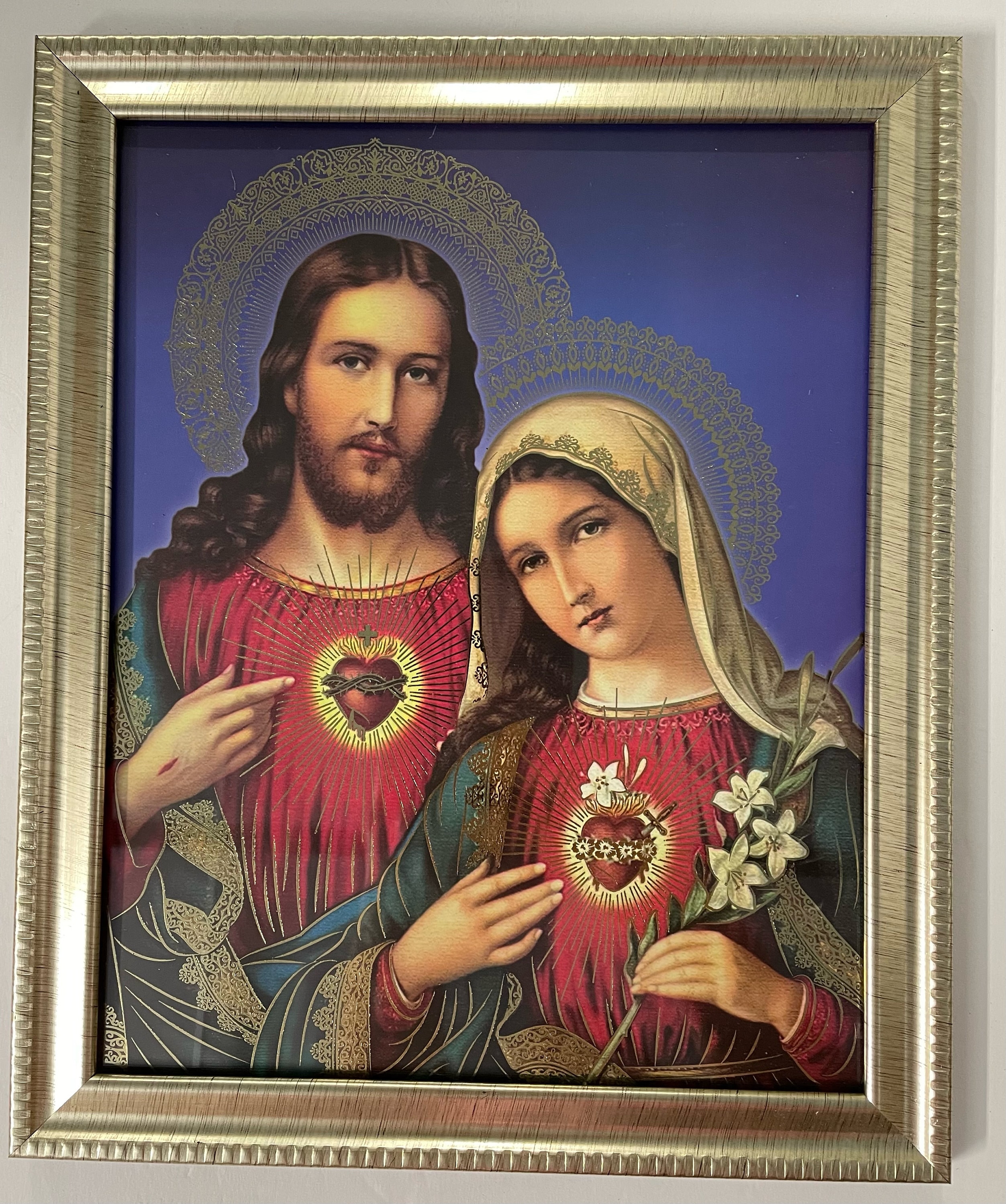 Sacred Heart Of Jesus And Immaculate Heart Of Mary Wallpaper