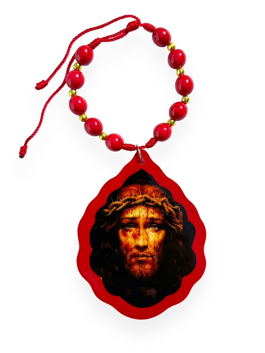 Most Precious Blood of Jesus Wood Medallion Hanging Home - Etsy