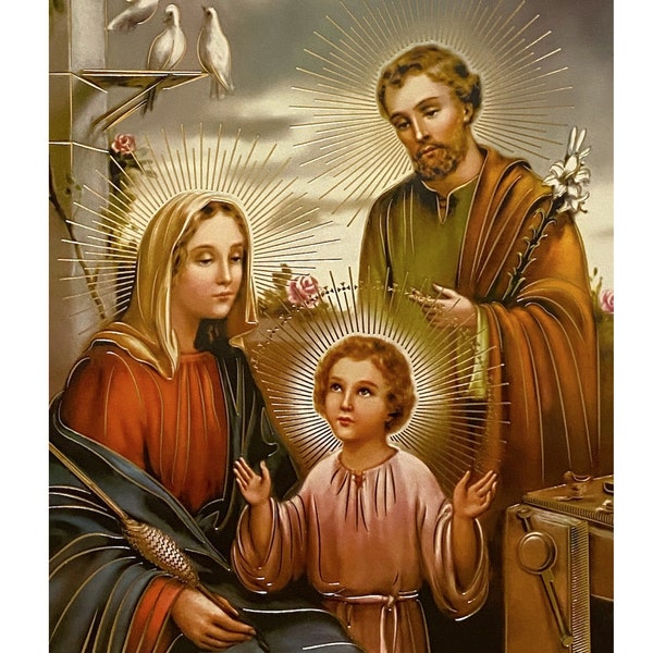 Holy Family Print - Etsy