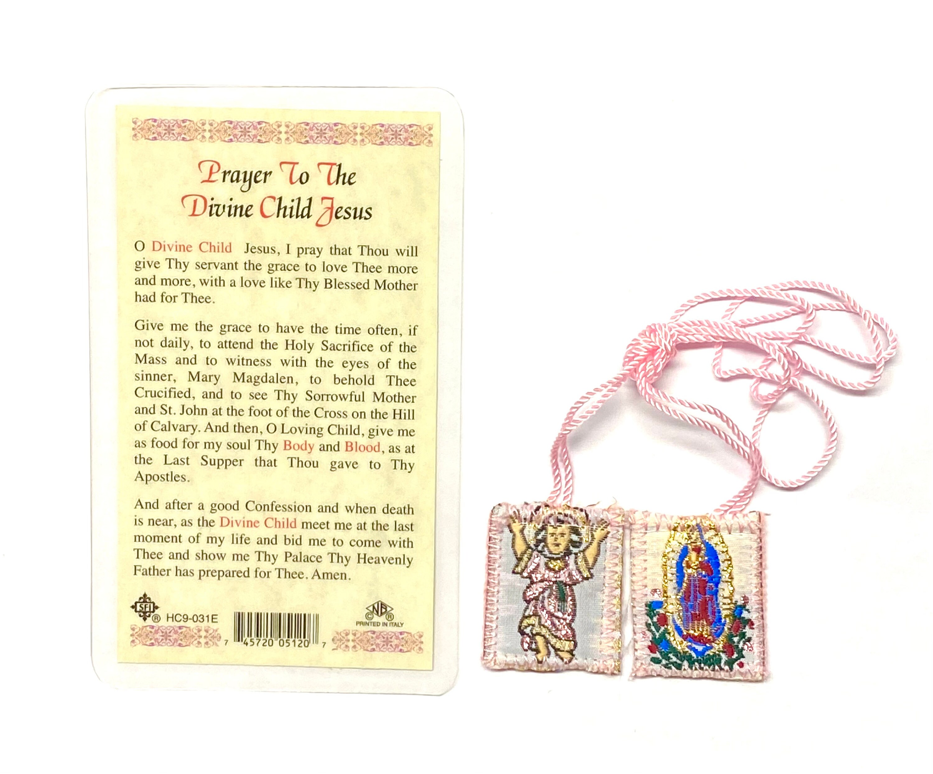 Holy Divine Child Nino Divino English Holy Prayer Card - Etsy