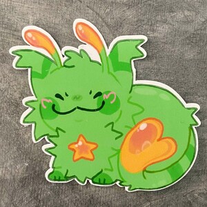 Gnarp Gnarp Gnarpy-alien Kitty Cat Loaf Meme Small Sticker - Etsy