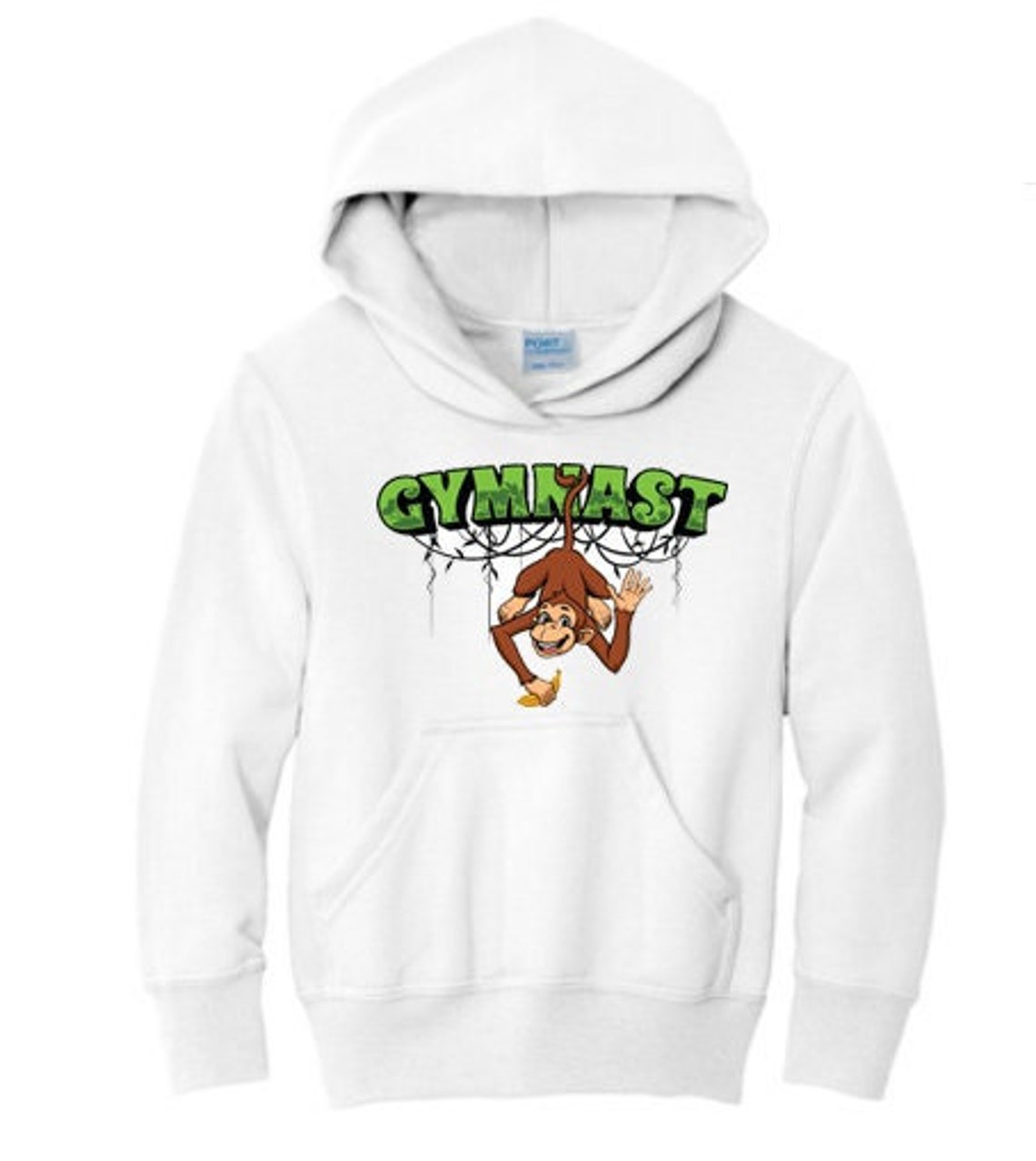 Gymnast Hoodie, Gymnast MONKEY, Gymnast Gift, Gymnast Sweatshirt - Etsy