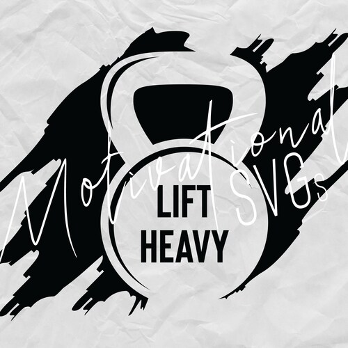 Lift Heavy Kettlebell Digital File Bundle svg Dxf Eps - Etsy