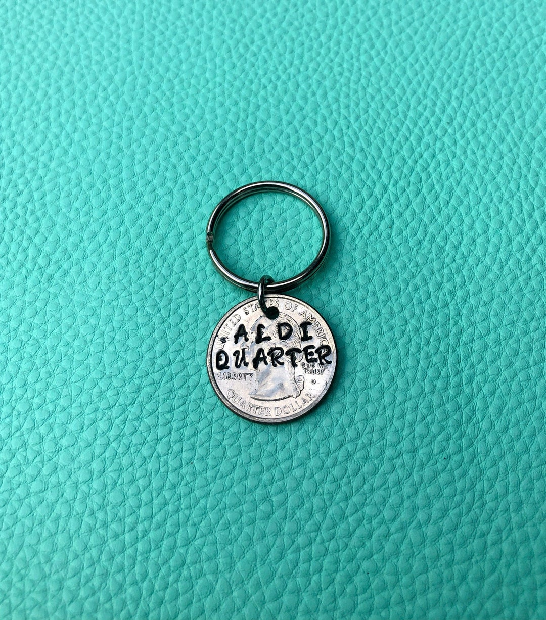 ALDI Quarter Key Chain - Etsy