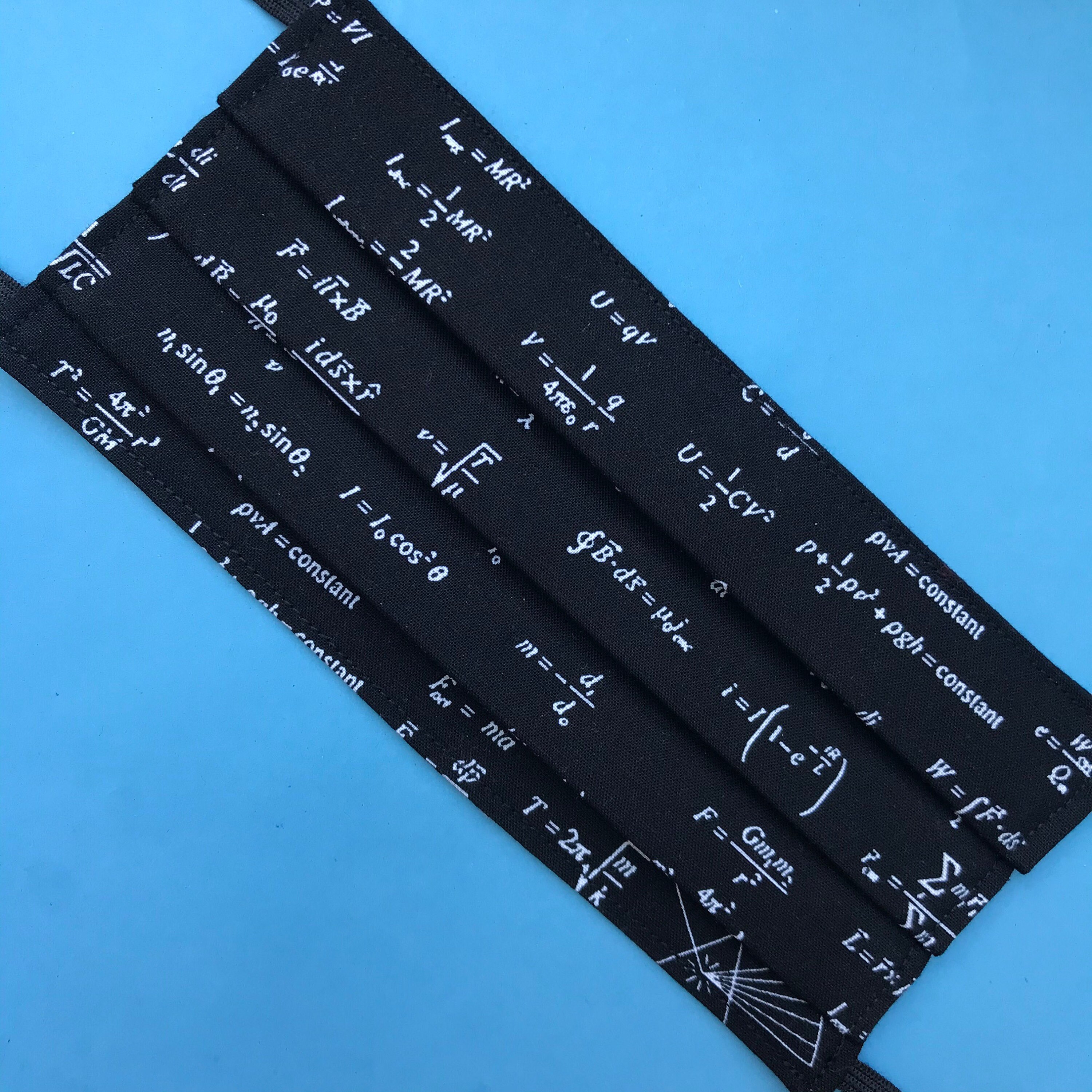 Regular or Large Physics Maths Science Cotton Mask | Etsy UK