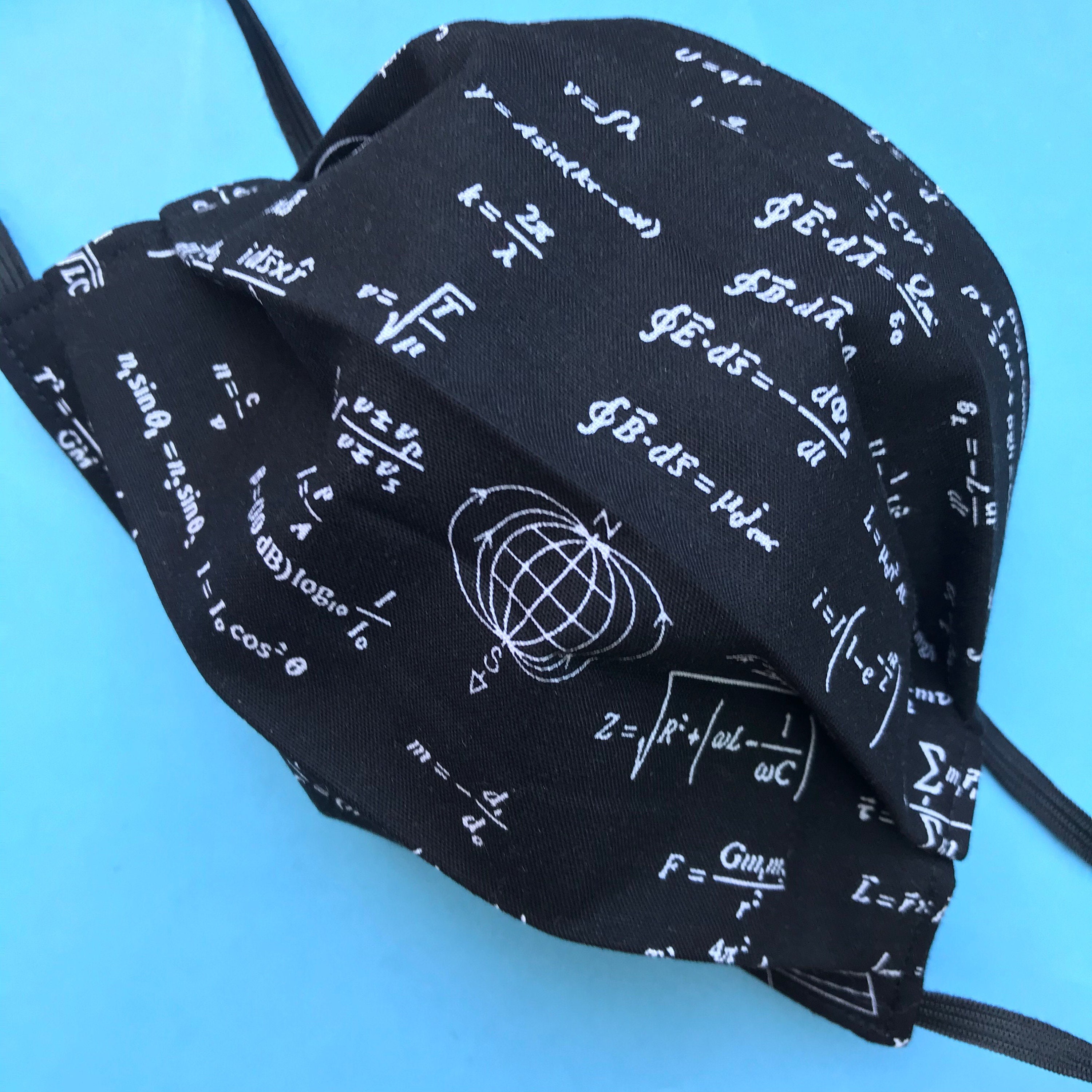 Regular or Large Physics Maths Science Cotton Mask | Etsy UK