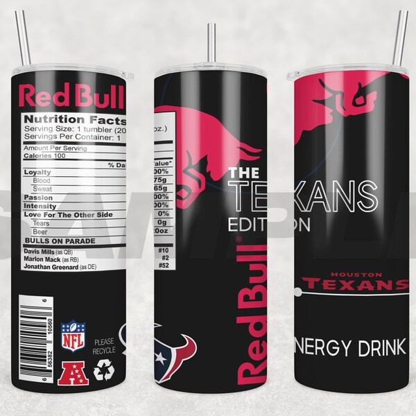 Red Bull Sport Sublimations Skinny Tumblers - Etsy