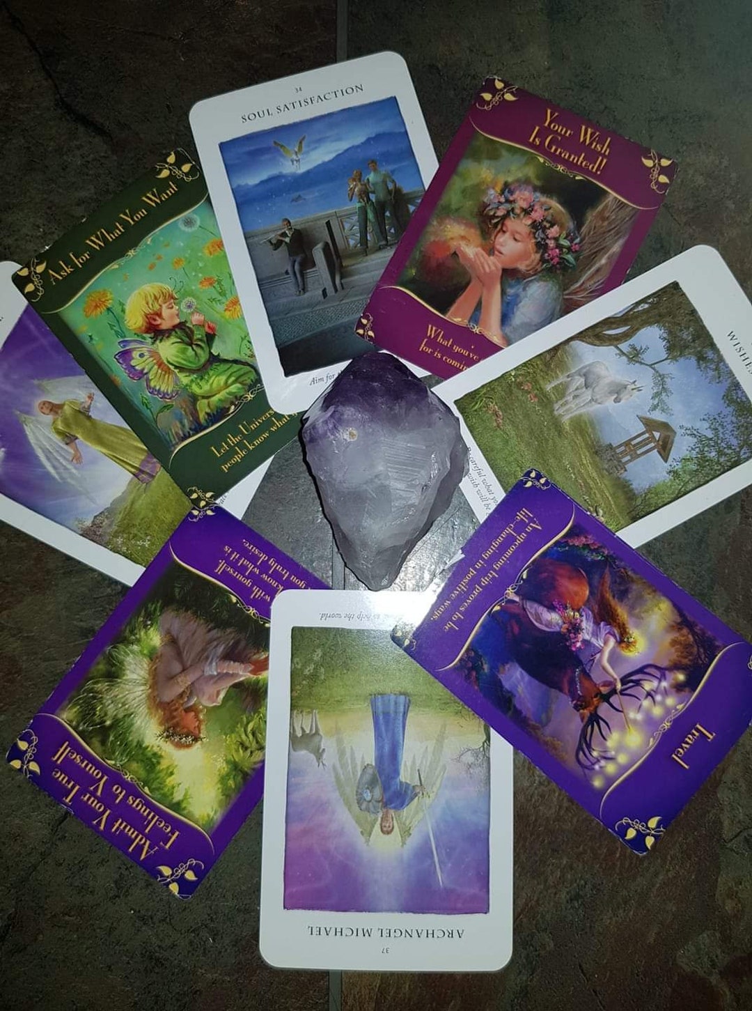 12 Month Oracle Card Spread /guidance Reading/angel Messages/card ...