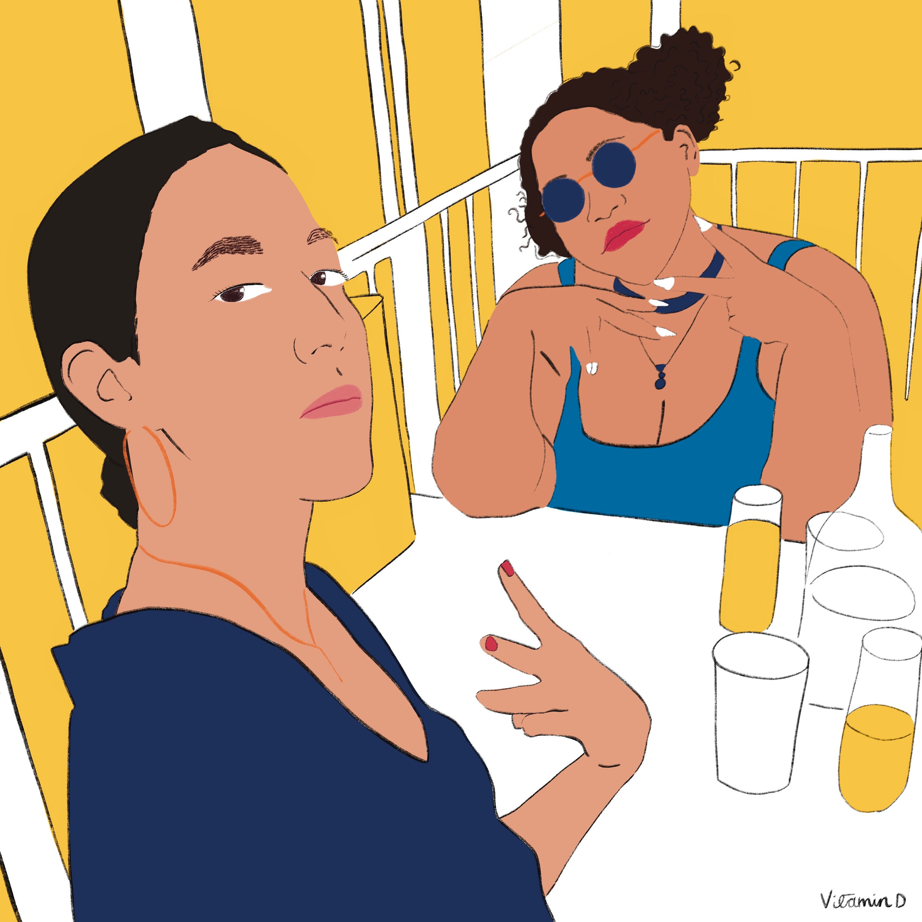 Custom People Portrait Illustration Personalised Gift - Etsy