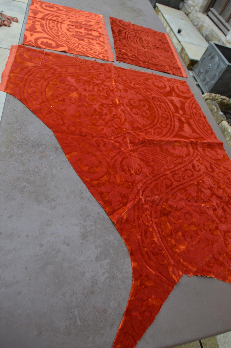 Baroque Plush Velvet Remnants. - Etsy