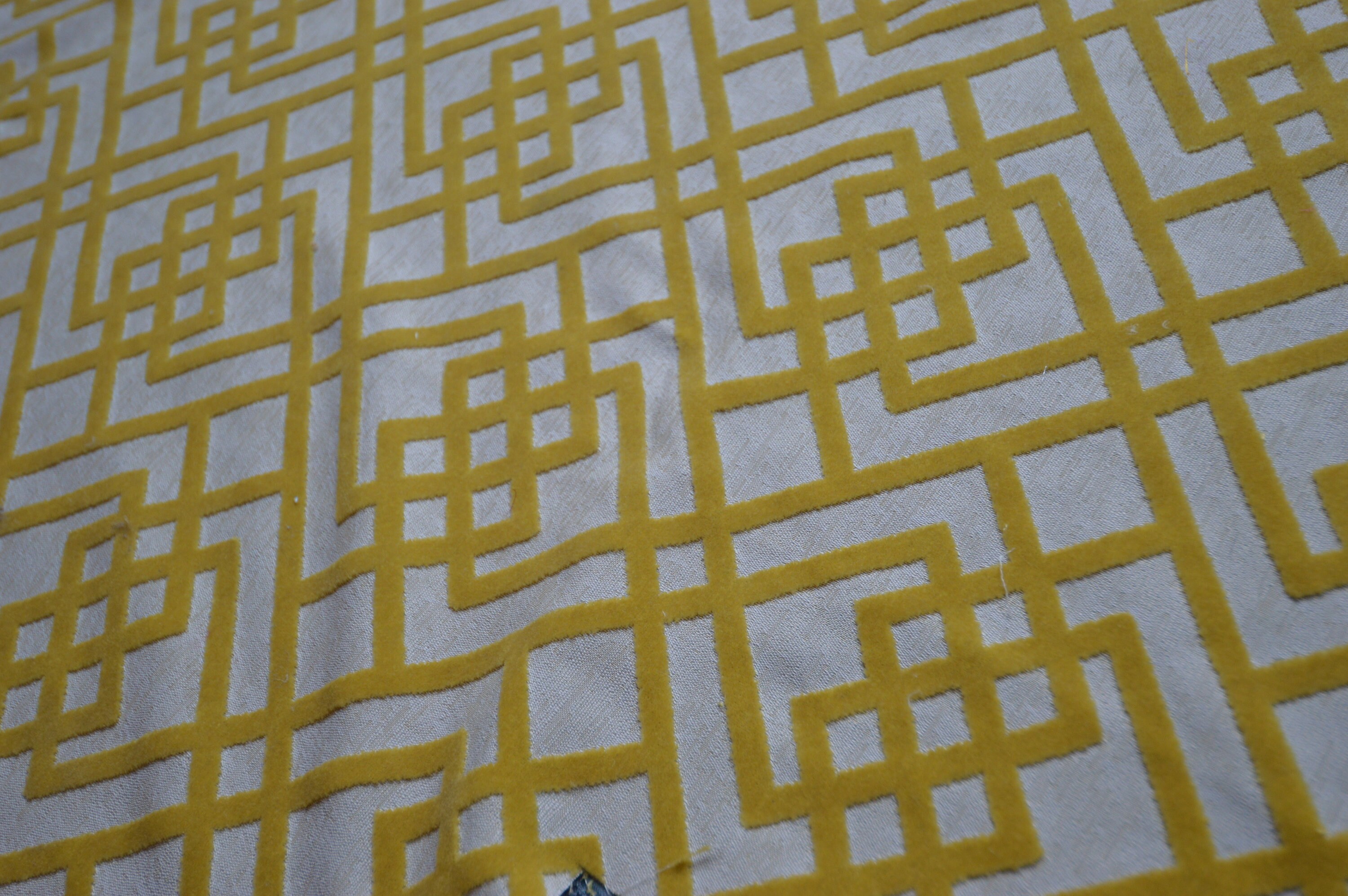 Remnant of Silk Chinese Trellis Fabric - Etsy