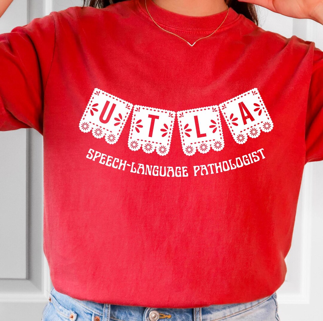 Comfort Colors UTLA Papel Picado Speech-language Pathologist - Etsy
