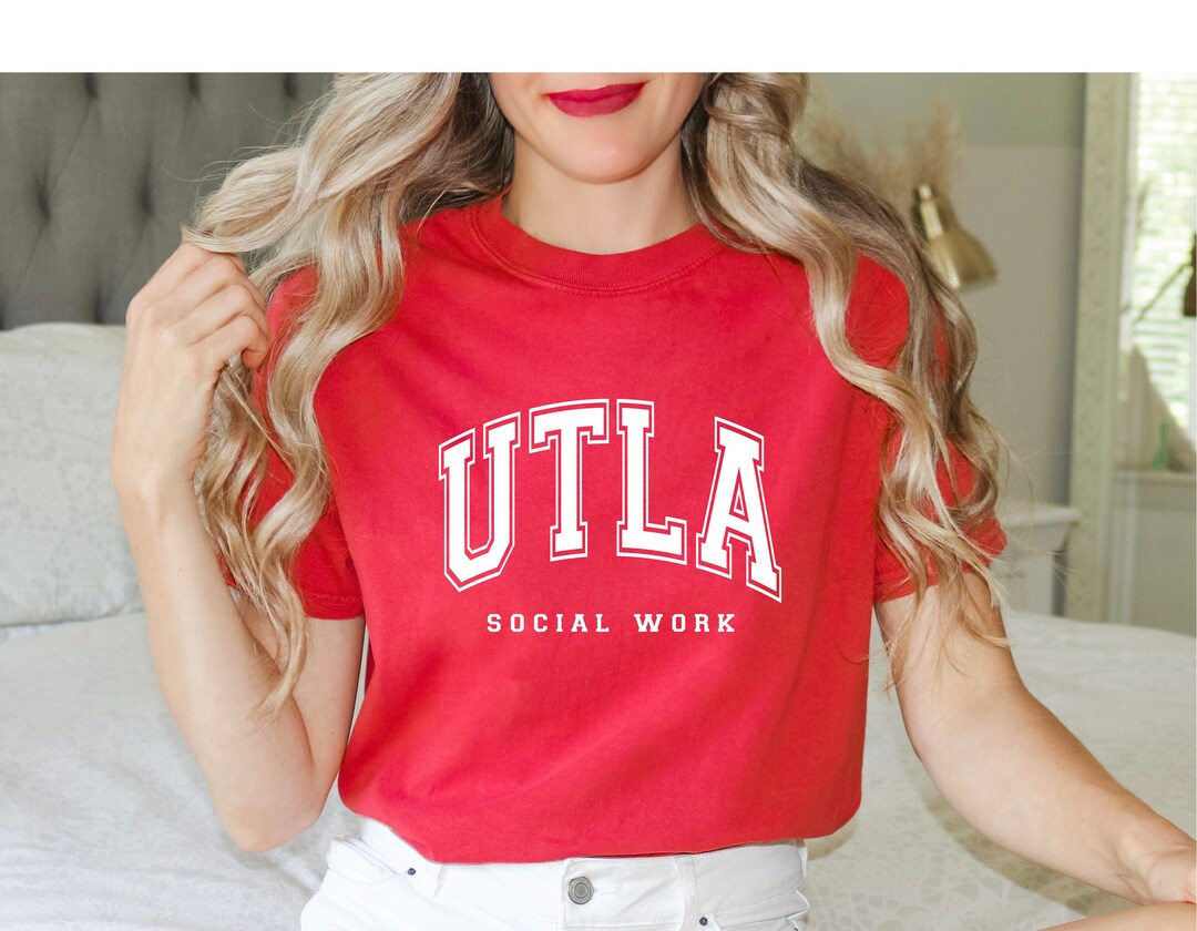 Comfort Colors UTLA Social Work Tee - Etsy