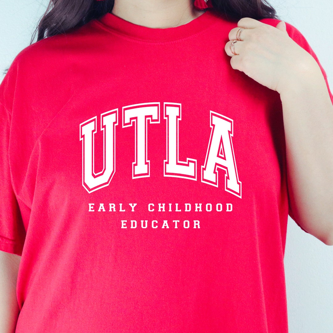 UTLA Early Childhood Educator Retro Font - Etsy