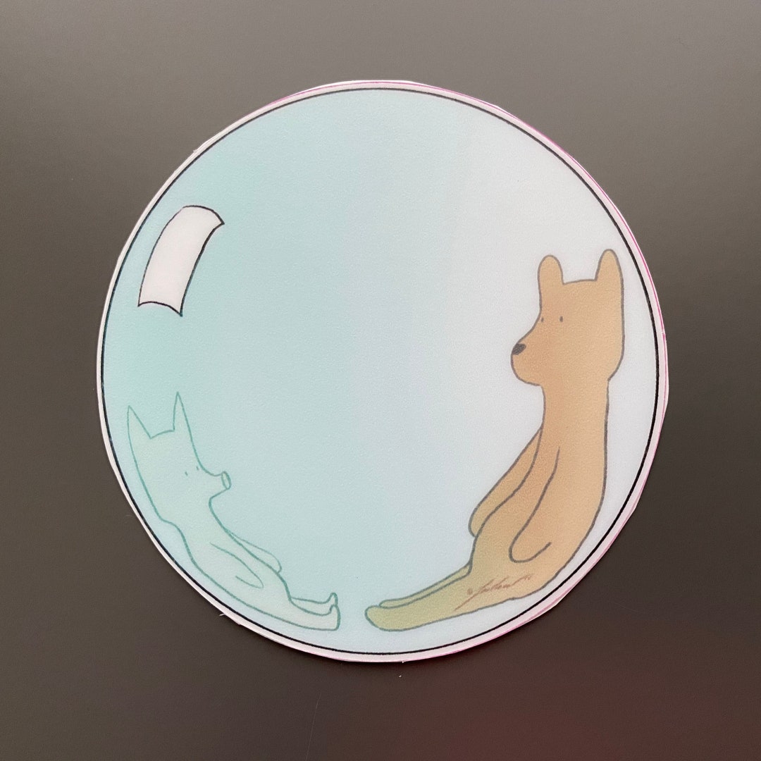 WATERPROOF VINYL Sticker: "bubble" - Etsy