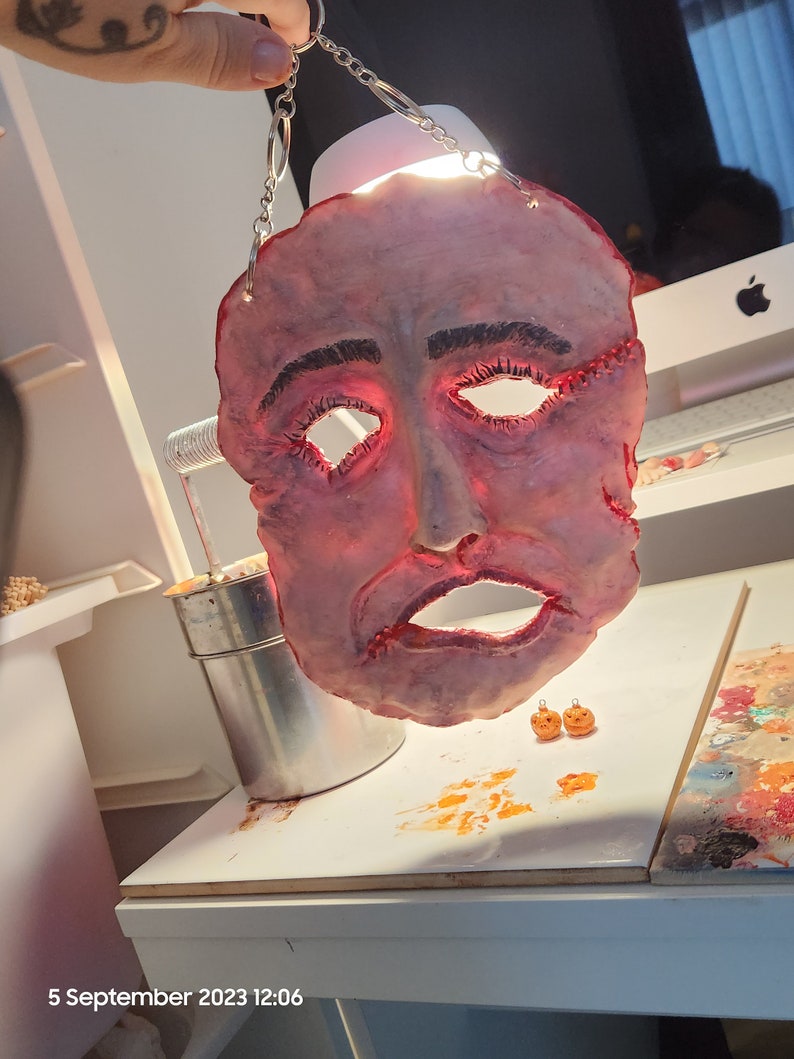 Gory, Realistic, Hanging Skin Mask - Etsy
